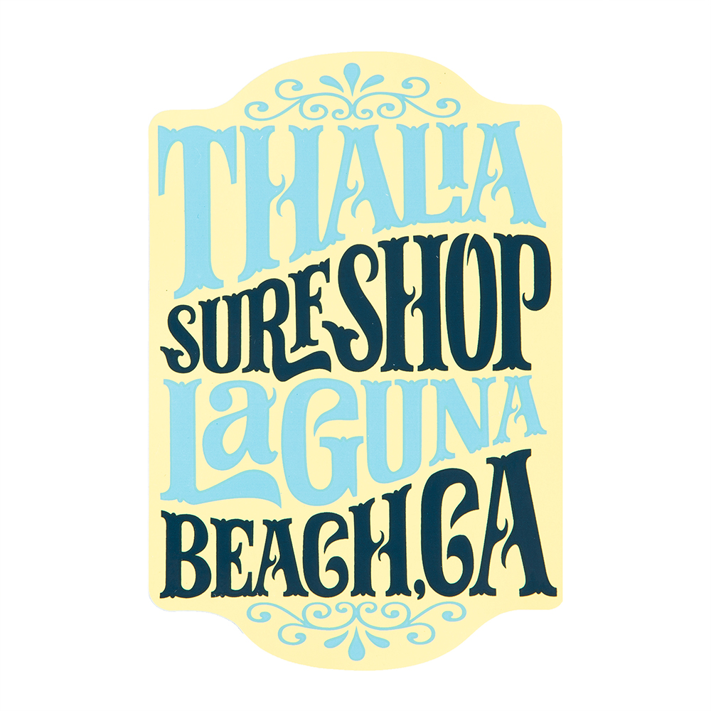 Thalia Surf Whip Cream 5" Sticker | Large Surf Vinyl Sticker – Thalia ...