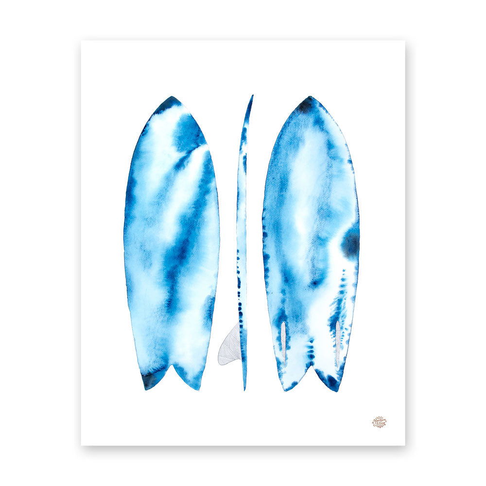 Matthew Allen Azure Fish Print – Thalia Surf Shop