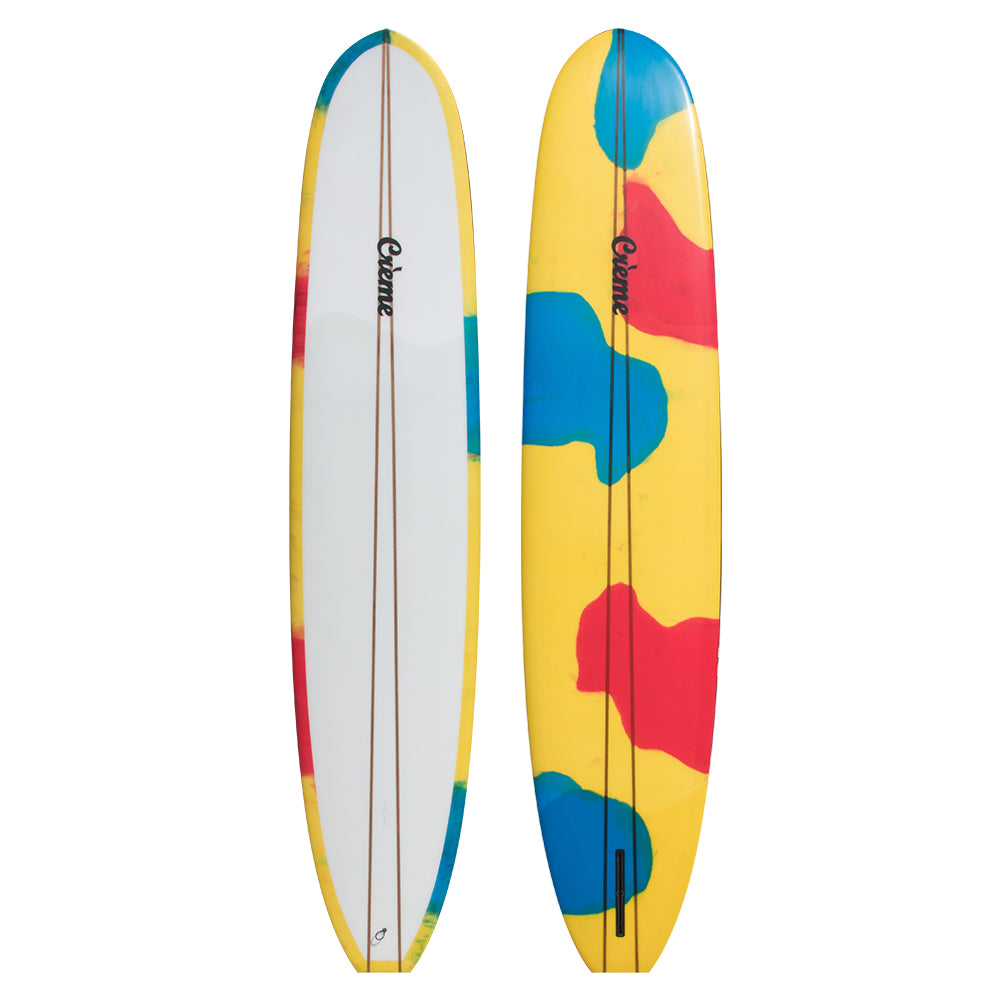 Gato Heroi Creme 9'8" Californian Surfboard | Single Fin Square Tail ...