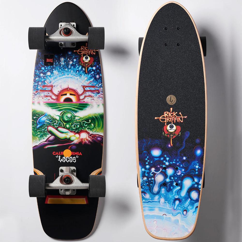 California Locos Pacific Vibrations Surf-Skate Skateboard – Thalia Surf ...